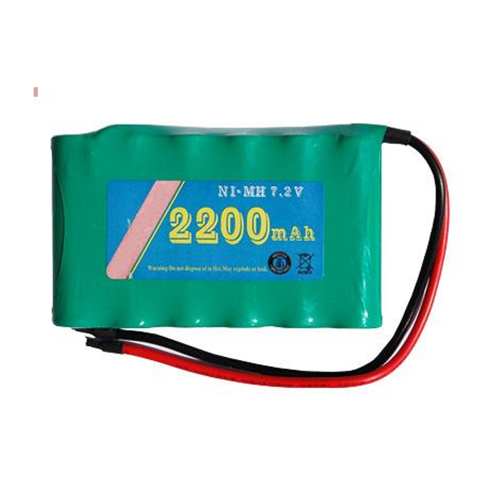 7.2 Volt NiMH Battery Pack (2200 mAh) with Leads - Walmart.com