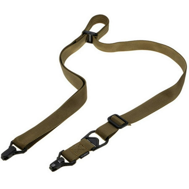 Tactical 2 Point Rifle Sling Easy Length Adjuster Shoulder Pad Fits Any ...