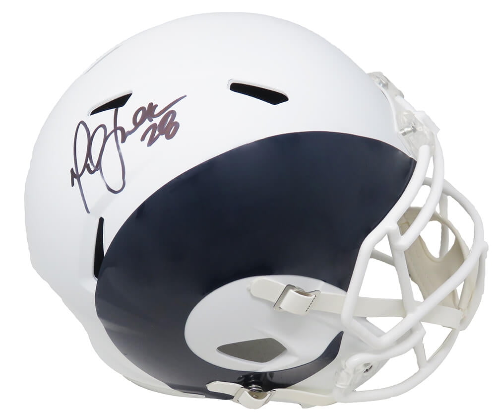 Marshall Faulk Signed Rams AMP Alternate Series Riddell Speed Full Size ...