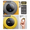 Digital Camera with Flip Screen, Portable Mini Keychain Camera, 1080P ...