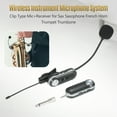 Wireless Microphone,Mic Receiver Sax Receiver Uhf Clip Hifi Receiver ...