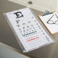 McKesson Snellen Eye Test Chart, Letters - 20 ft Test Distance, 11 x 22 ...