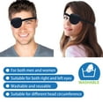 Emlimny 2 Pcs Comfortable 3D Adjustable Eye Patches for Adults, Lazy ...