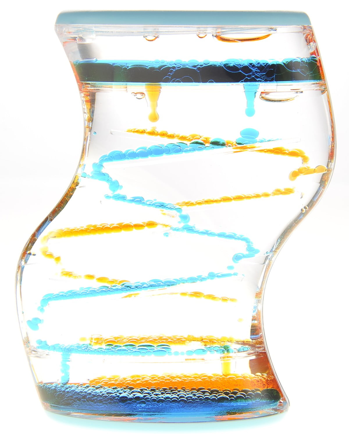 Liquid Motion Bubbler Blue Orange - Walmart.com