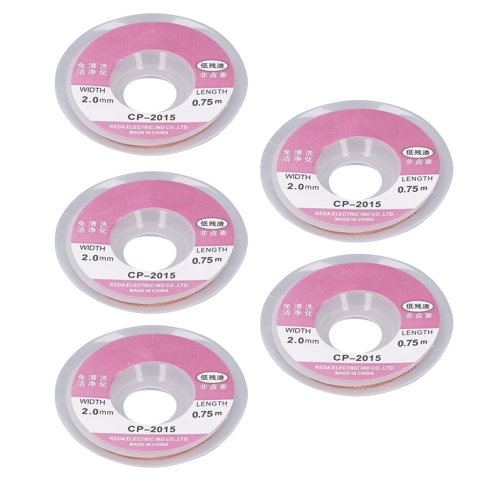 Mecha trenzada para desoldar, mecha de soldadura de 5 piezas Mecha de ...