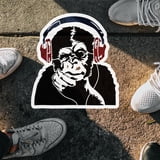 Thinking Monkey Stencil for Painting 11.8x11.8 inch Banksy Thinking ...