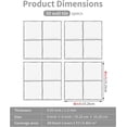 24 Sheets Thicker Peel and Stick Backsplash Tile, 6x6- Self-Adhesive ...