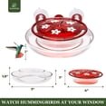 Kingsyard Outdoor Hummingbird Feeder with Ant Moat, 5 Feeding Ports ...