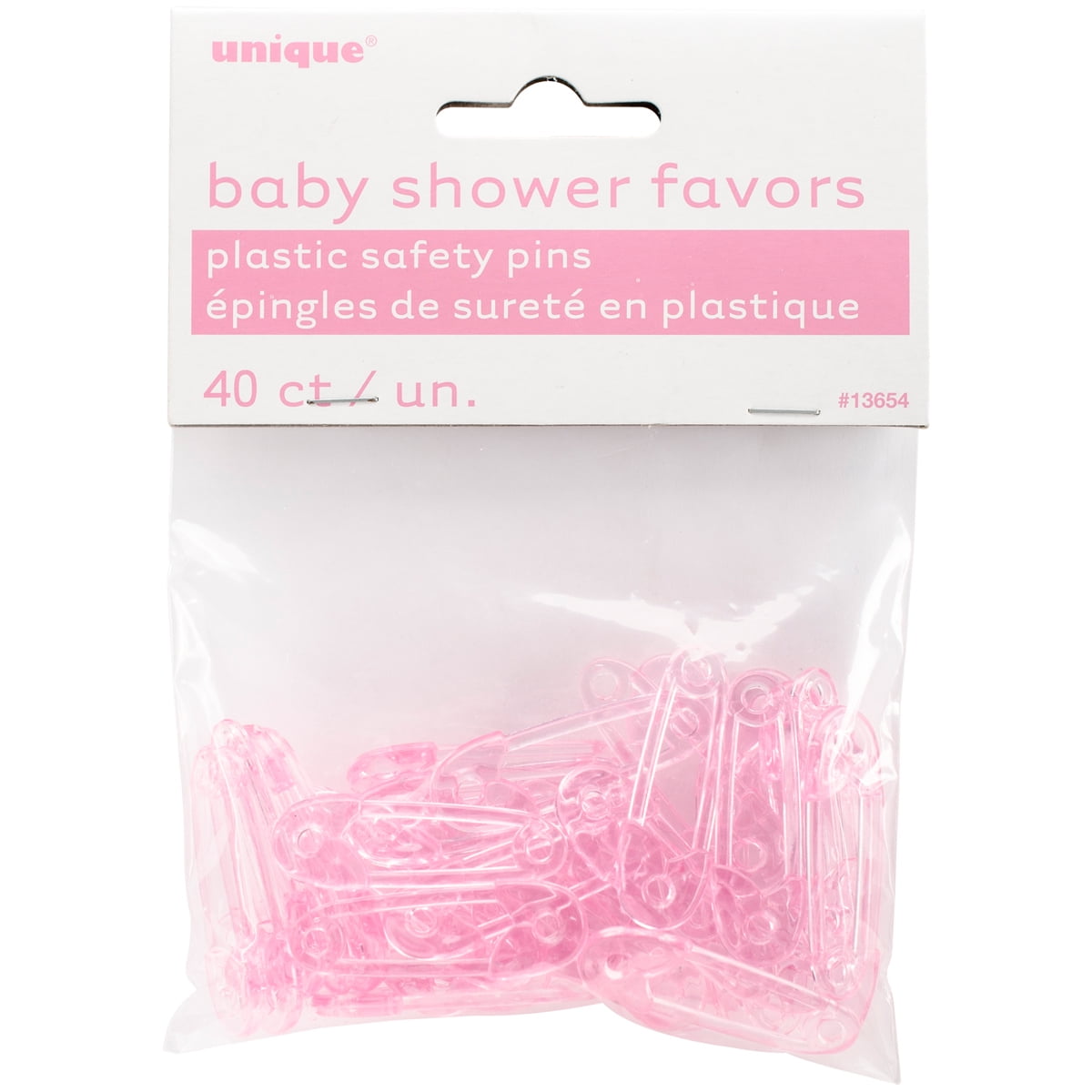 Party Favors 40/Pkg-Pink Diaper Pins | Walmart Canada