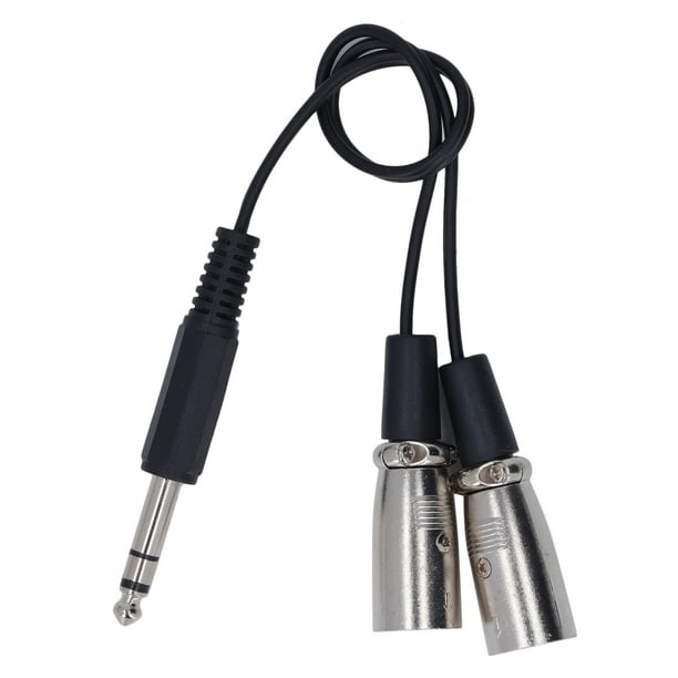 Microphone Adapter Cable,30cm 6.35mm Male to Audio Splitter ...