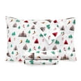 Martha Stewart Holiday Adventure Cotton Flannel Print Sheet Set, 180 ...