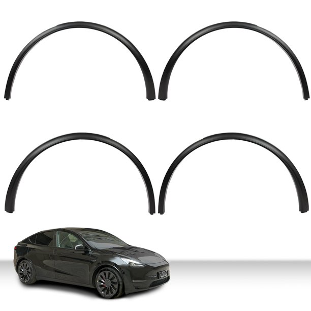 PIT66 Fender Flares, Fit for 2021-2022 Tesla Model Y Fender Flare ...