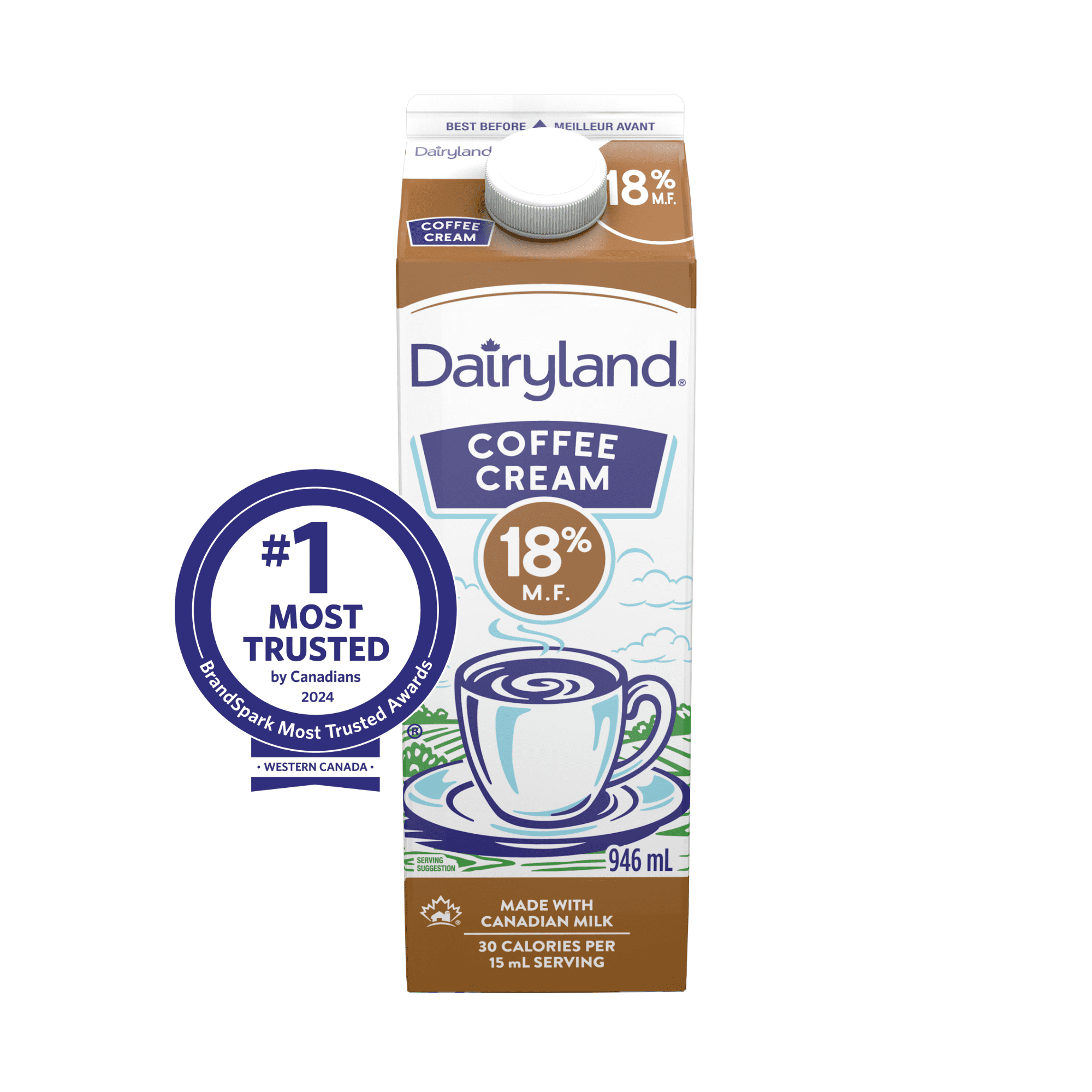 Dairyland 18% Coffee Cream, 946 mL - Walmart.ca