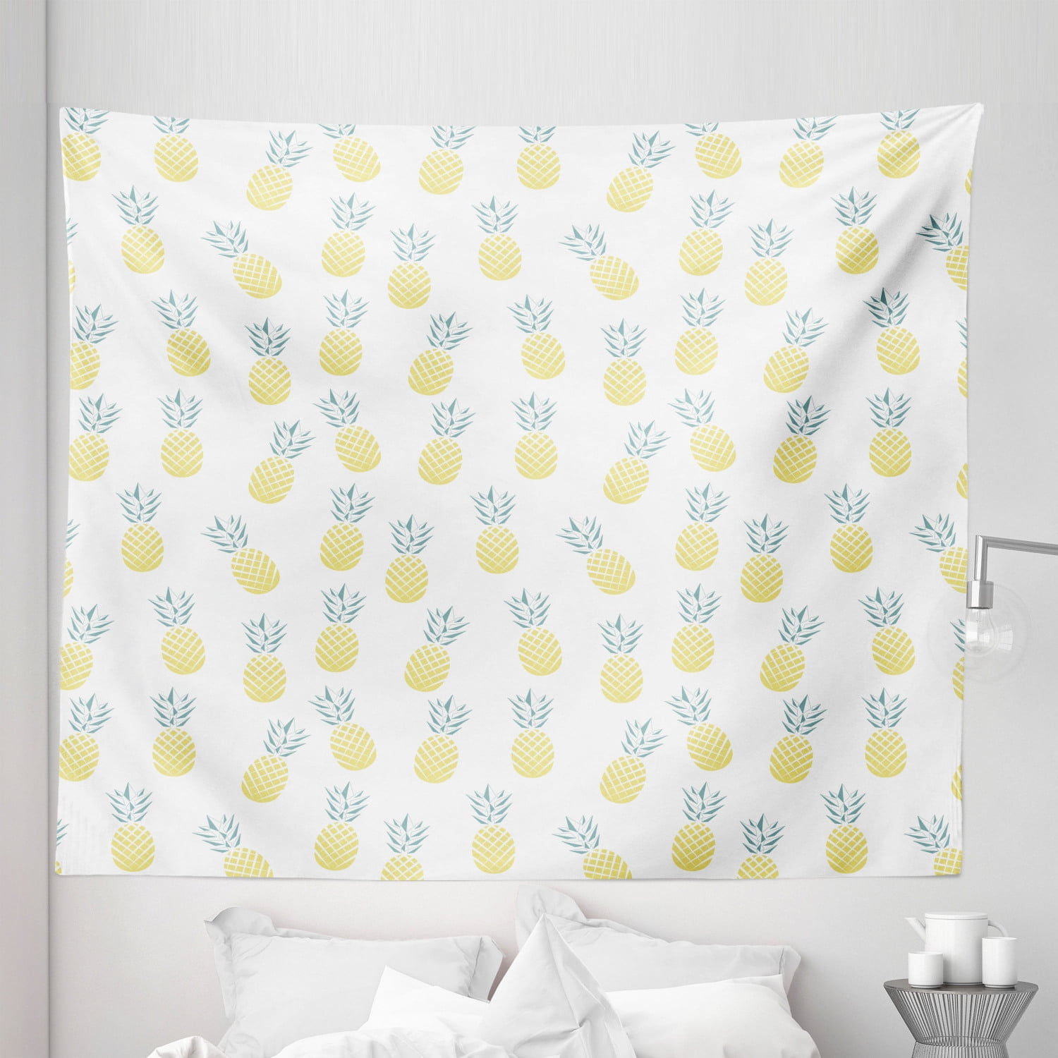 Exotic Tapestry, Pineapples with Rhombus Pattern Healthy Hawaiian Fruit ...