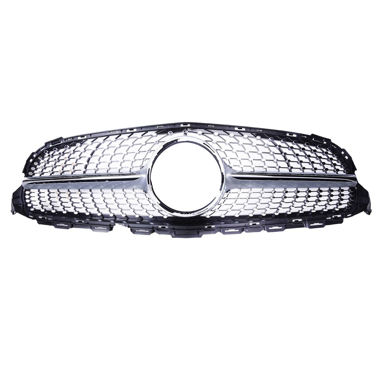 Bapmic 2058881260 Front Diamond Star Bumper Grille for Mercedes-Benz ...