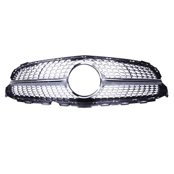 Bapmic 2058881260 Front Diamond Star Bumper Grille for Mercedes-Benz ...