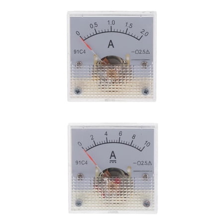 Pack Of 2 DC Analog Amp Meter Ammeter Current Panel Direct Connect ...