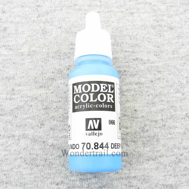 Deep Sky Blue Model Color Acrylic Paint 17ml (.57 Fl Oz) Bottle Vallejo ...
