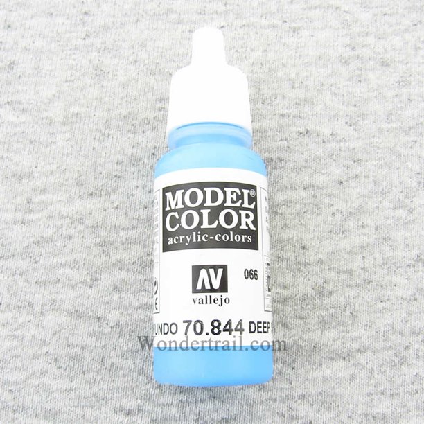 Deep Sky Blue Model Color Acrylic Paint 17ml (.57 Fl Oz) Bottle Vallejo ...