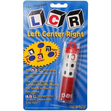 The Original LCR® Left Center Right™ Dice Game in Blue Tin - Walmart.com