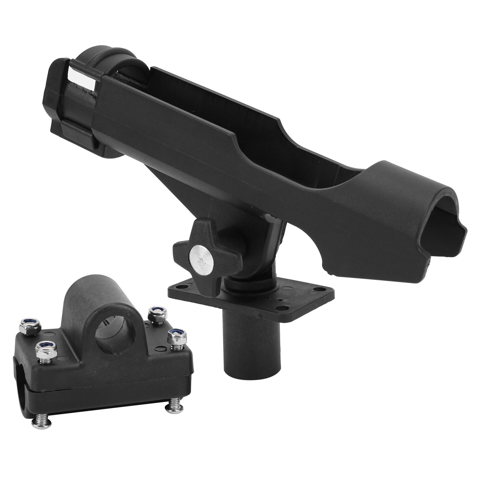 Fishing Rod Clamp, Black 360° Multi-speed Rotation Kayak Rod Clamp ...