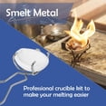 Crucible Set For Melting Gold And Silver Jewelrys Includes Crucible ...