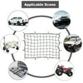 Yi Ya Su Heavy Duty Cargo Net 48x36 inches Latex Mesh with 12 Hooks for ...