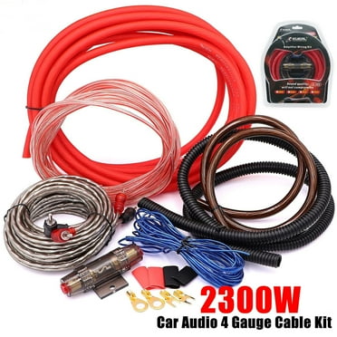 SoundBox 4 Gauge Amp Kit Complete AWG Amplifier Install Wiring Cables ...