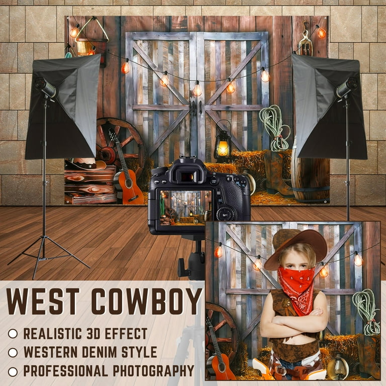 Cowboy Saloon Backdrop