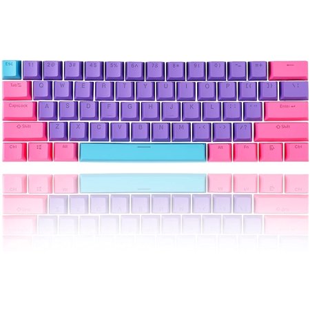 GTSP 61 Keycaps 60 Percent, Ducky One 2 Mini Keycaps OEM Purple Keycap ...