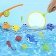 Play Day Fish & Catch 12-Piece Pool & Bath Toy Game for Kids, Ages 3 ...