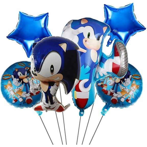 Sonic The Hedgehog Assorted 12" Latex Balloons 8Ct - Walmart.com