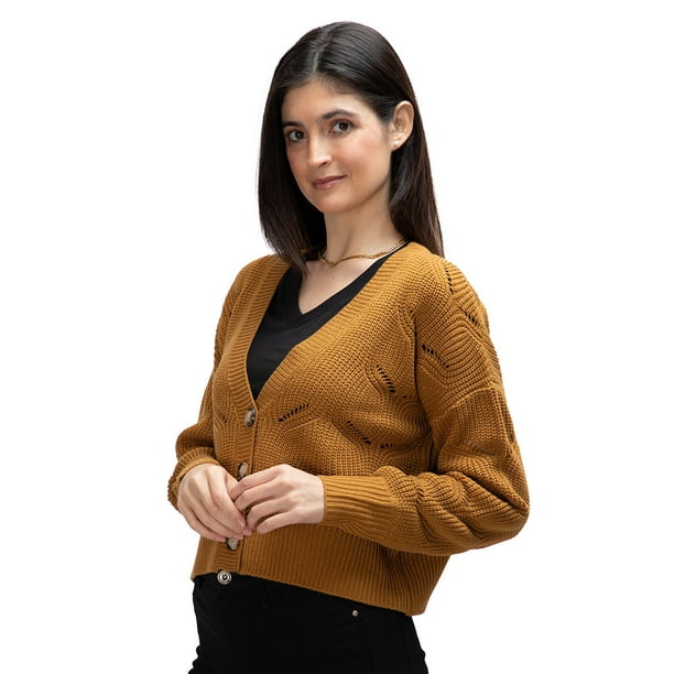 Suéter Con Botones Moderno De Dama Generra 125805 GENERRA 125805 ...