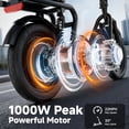 High-Performance Electric Scooter for Adults with Seat, 22MPH Top Speed ...