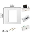 AV Interfaces Plate HDTV VGA 3.5mm Wall Plate Panel Durability ...