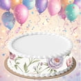 3 pcs Elegant Rose Branch Cake Strips Edible birthday cake strips, cake ...
