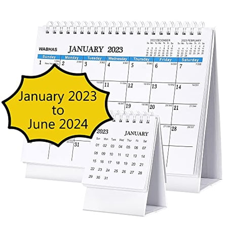Small Desk calendar 2023-(8X 6and 45x3,18-Months)Desk calendar 2023 ...