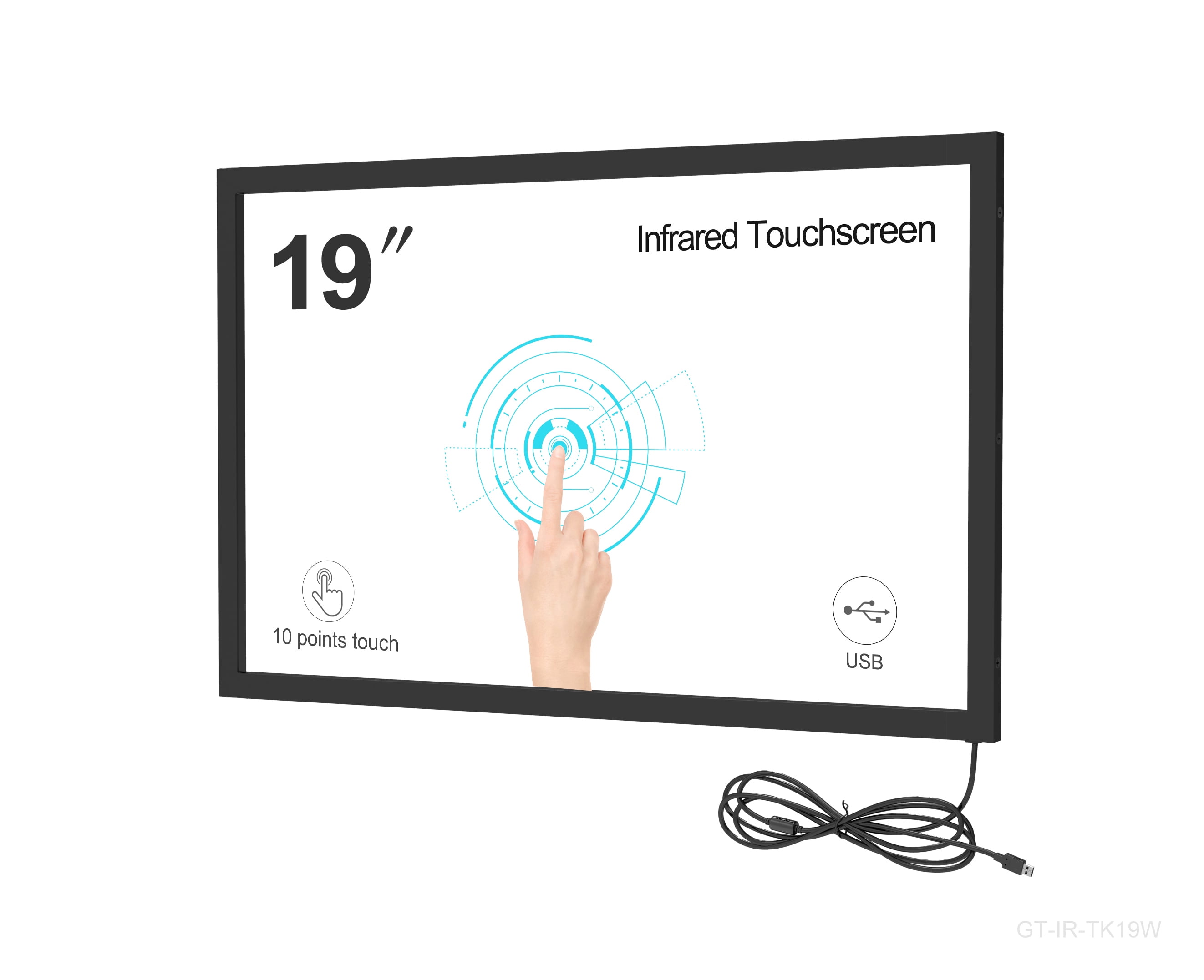 GreenTouch 19 inch Multi-Touch Infrared Touch Overlay, IR Touch Screen ...