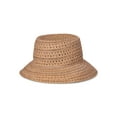Time and Tru Women's Paper Bucket Hat, Natural - Walmart.com