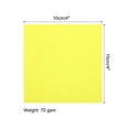 25 Sheet Origami Paper Double Sided Fluorescent Yellow 4x4 Inch Square ...