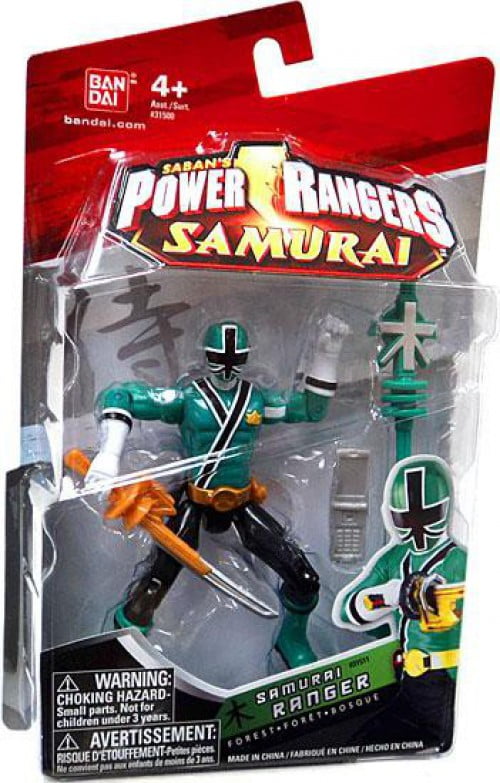 Power Rangers Samurai Ranger Forest Action Figure - Walmart.com