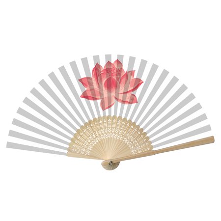 Jasmine lotus Folding Fan DIY Handmade Oil Paint By Numbers Art Craft ...