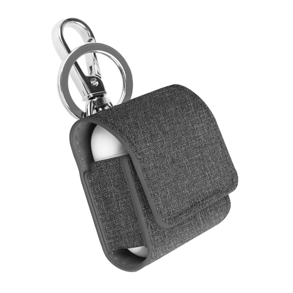 Fintie AirPods PU Leather Case - Earbuds Cover Skin with Metal Clasp ...