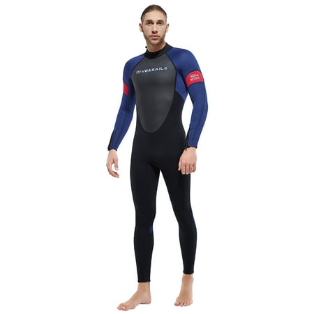 Clairlio One-piece Diving Suits Elastic 3MM Neoprene Surfing Wetsuits ...