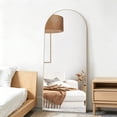 65"x24" Floor Mirror Full Length, Gold Full Body Mirror with Aluminum ...