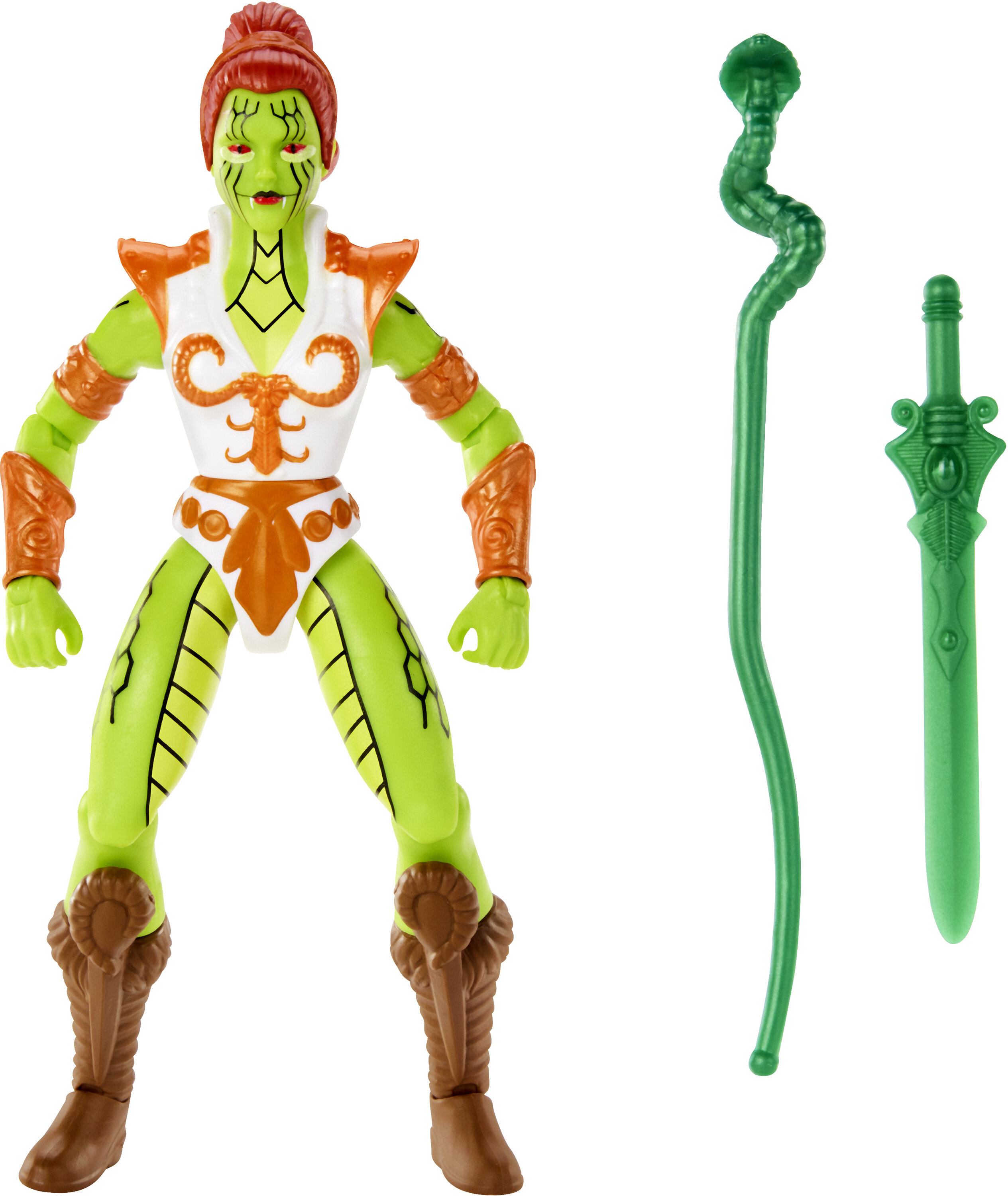 Masters of the Universe Origins Snake Teela Action Figure & Accessory ...