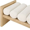 Meridian Furniture Waverly Cream Bench - Walmart.com
