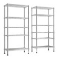 ‎Studyli 4 Tiers Adjustable Garage Wire Storage Shelf Heavy Duty Rack ...