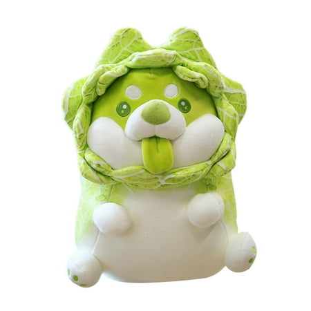 Vegetable Elf Cabbage Dog Plush Toy Stuffed Cartoon Doll Cute Home ...