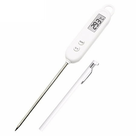 Essen Cooking Thermometer LCD Screen Instant Read Stainless Steel ...